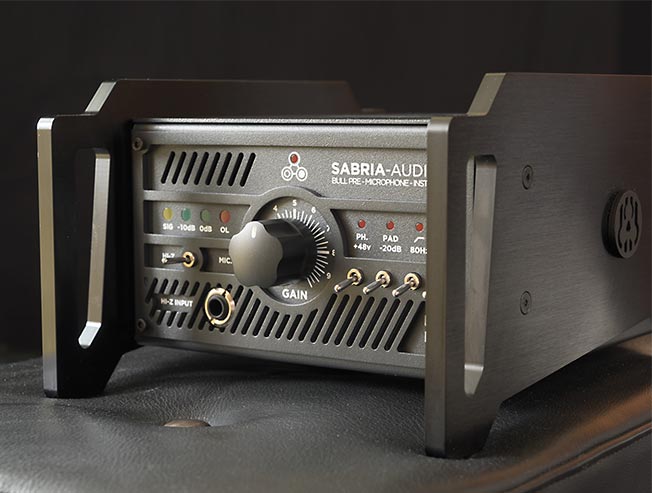 Bull Pre Mic Hi-Z Inst. DI Box Preamp - Sabria-Audio®